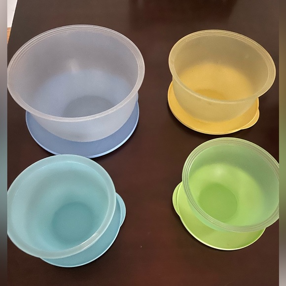 Tupperware | Kitchen | Vintage Tupperware Impressions Bowls Set Of 4 ...